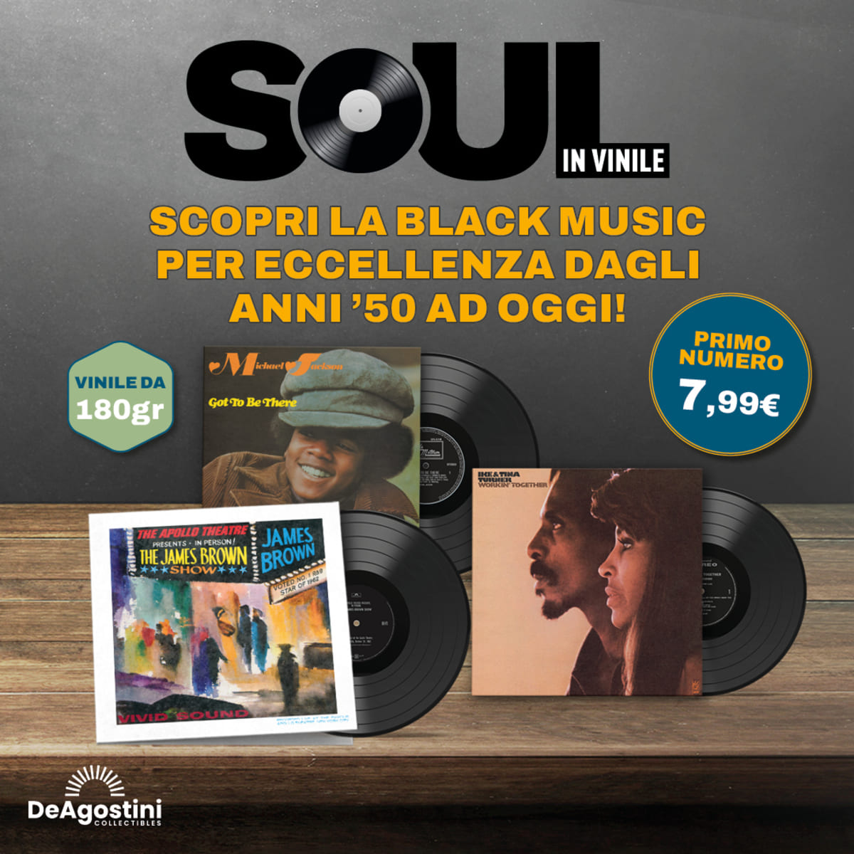 I capolavori della musica soul in una collezione di album in vinile